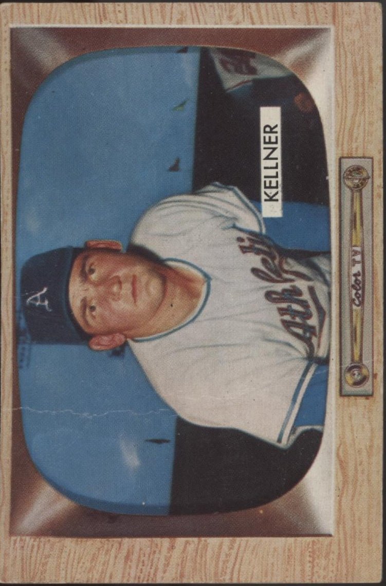 Alex Kellner 1955 Bowman #53 Kansas City Athletics VG – Collector Store LLC