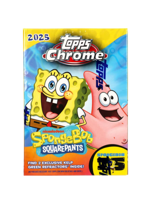 2025 Topps Chrome SpongeBob Blaster Box | Collector Store LLC