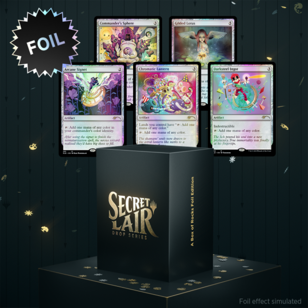 Magic the Gathering: A Box of Rocks Secret Lair Drop Series [Foil ...