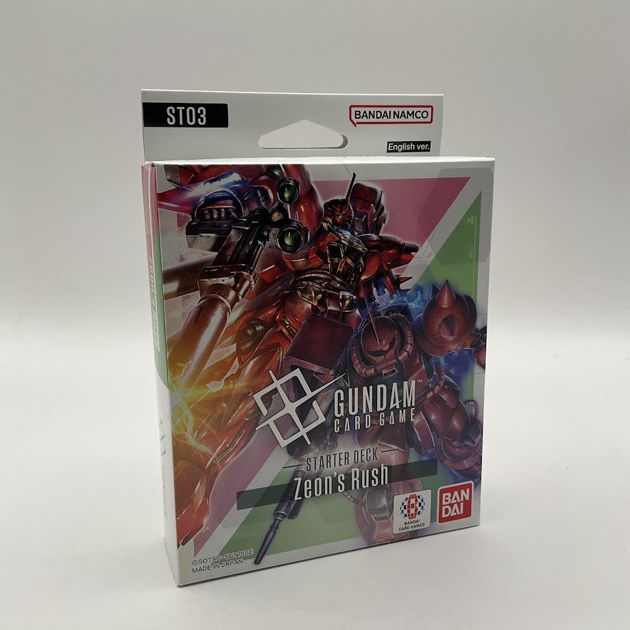 Gundam TCG: Zeon's Rush Starter Deck (ST-03) | Collector Store LLC