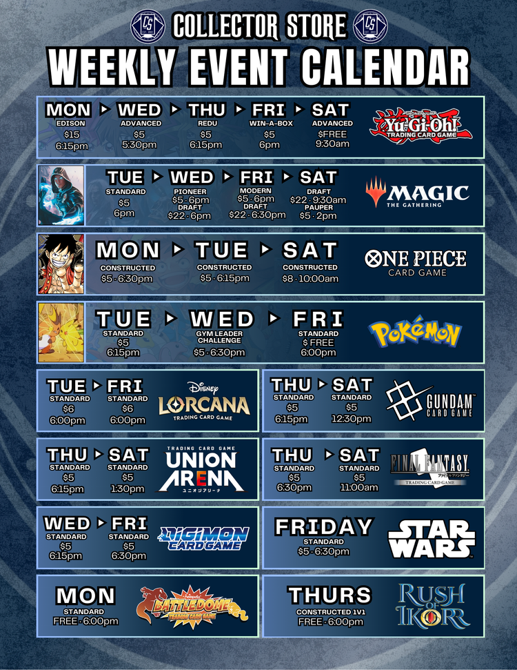 Events | Collector Store LLC