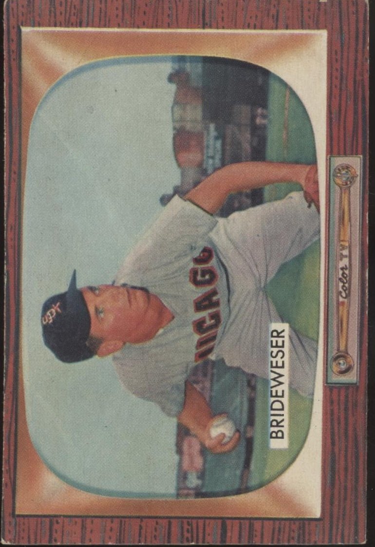 Jim Brideweser 1955 Bowman #151 Chicago White Sox VG-EX #2 | Collector ...