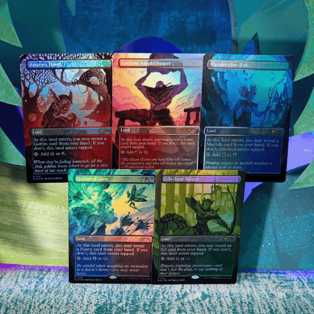 Magic the Gathering: Lorwyn Lightboxes Secret Lair (Rainbow Foil ...